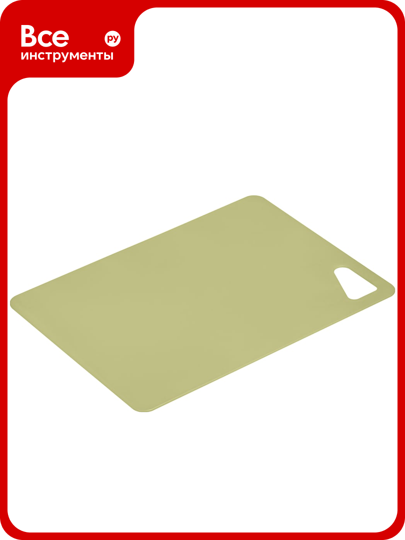 Доска разделочная гибкая Idiland Flexy прямоугольная, 240х170х2 мм, зеленый 231114918/09