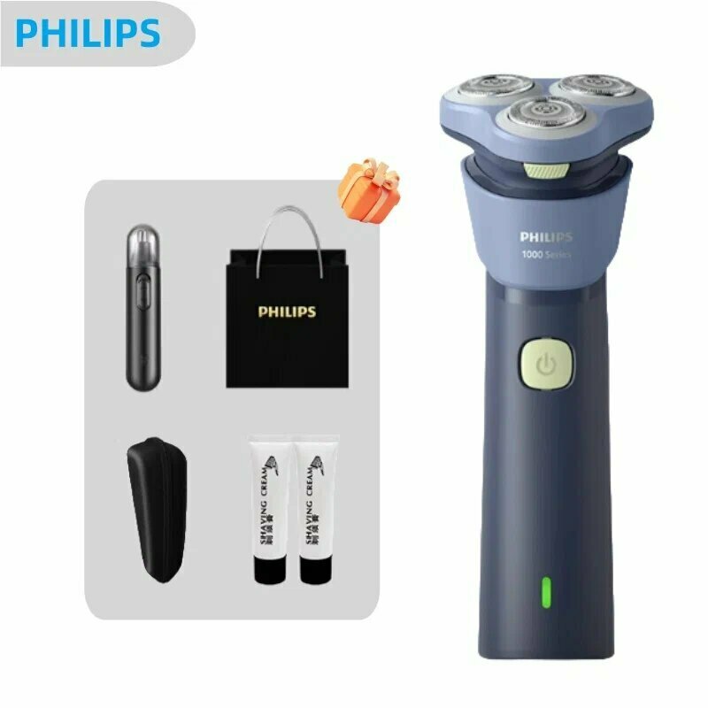 Электробритва Philips S1886/02, официальная подлинная, водонепроницаемость IPX7, синий.