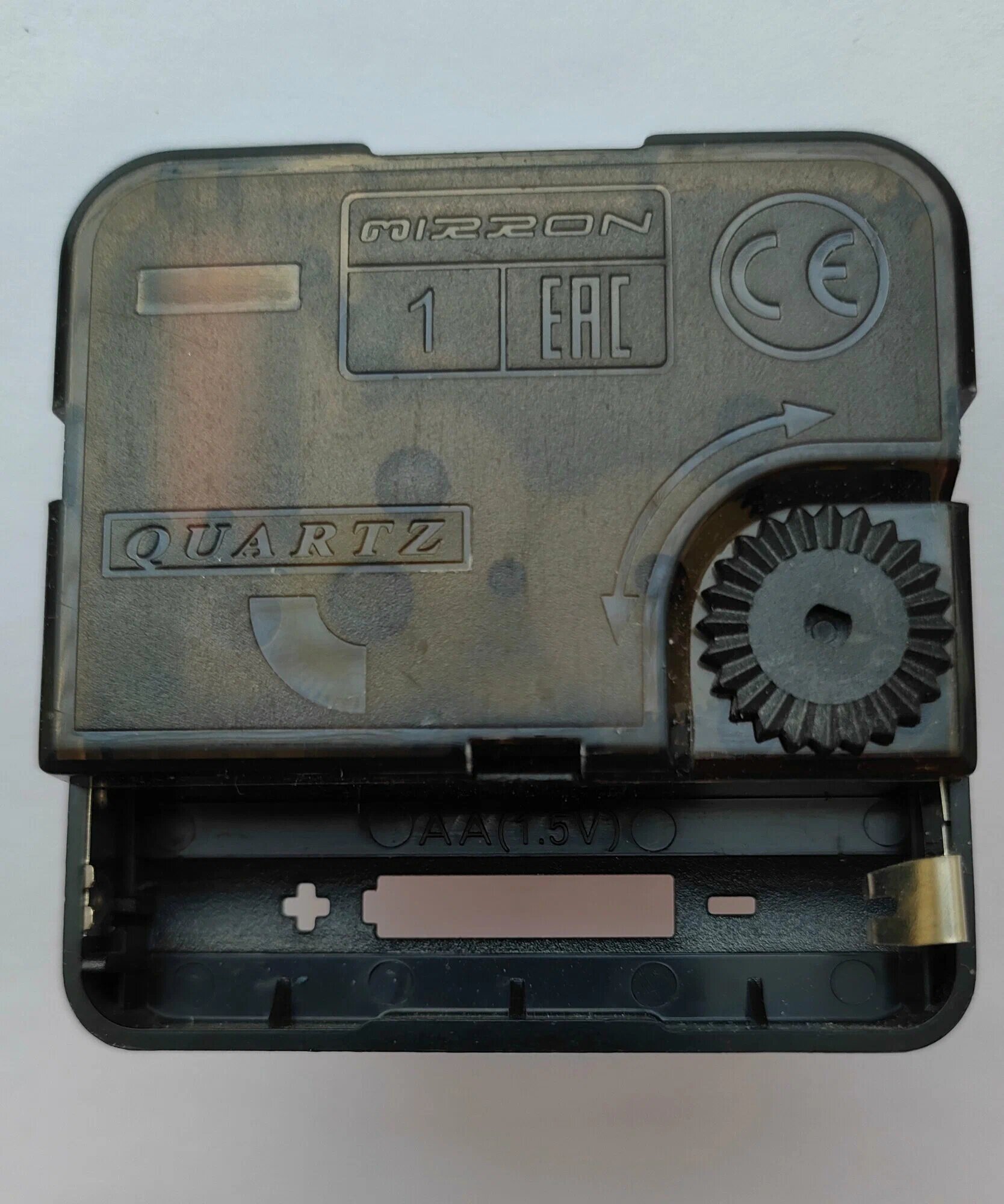 Механизм для настенных часов Mirron, практически бесшумный, дискретный ход(тик), низкое энергопотребление, премиального класса, размер 12,5мм