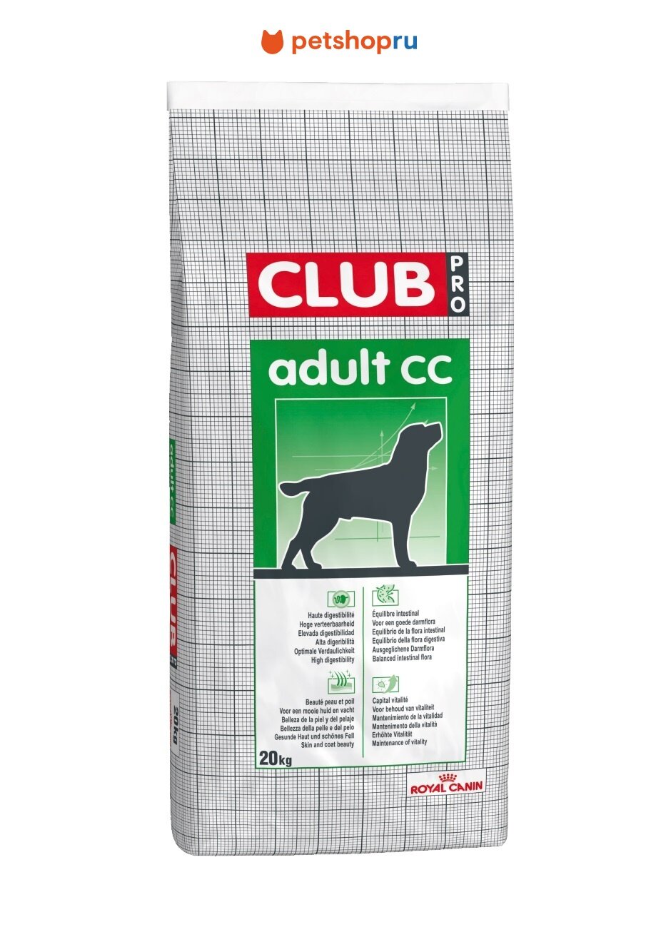 Royal Canin Для собак с умеренной активностью, 20 кг