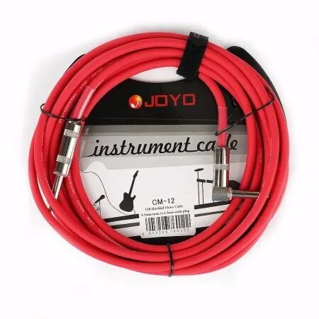 JOYO CM-12 экранированный кабель для электрогитары 4,5 метра Красный, Red