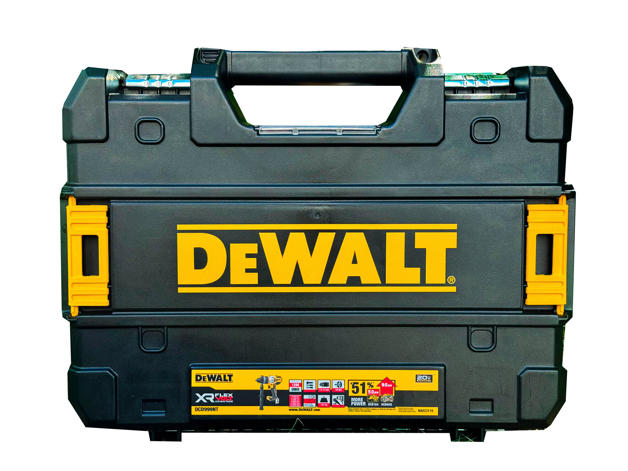 Аккумуляторная дрель-шуруповерт DeWALT DCD999NT 20В, в кейсе