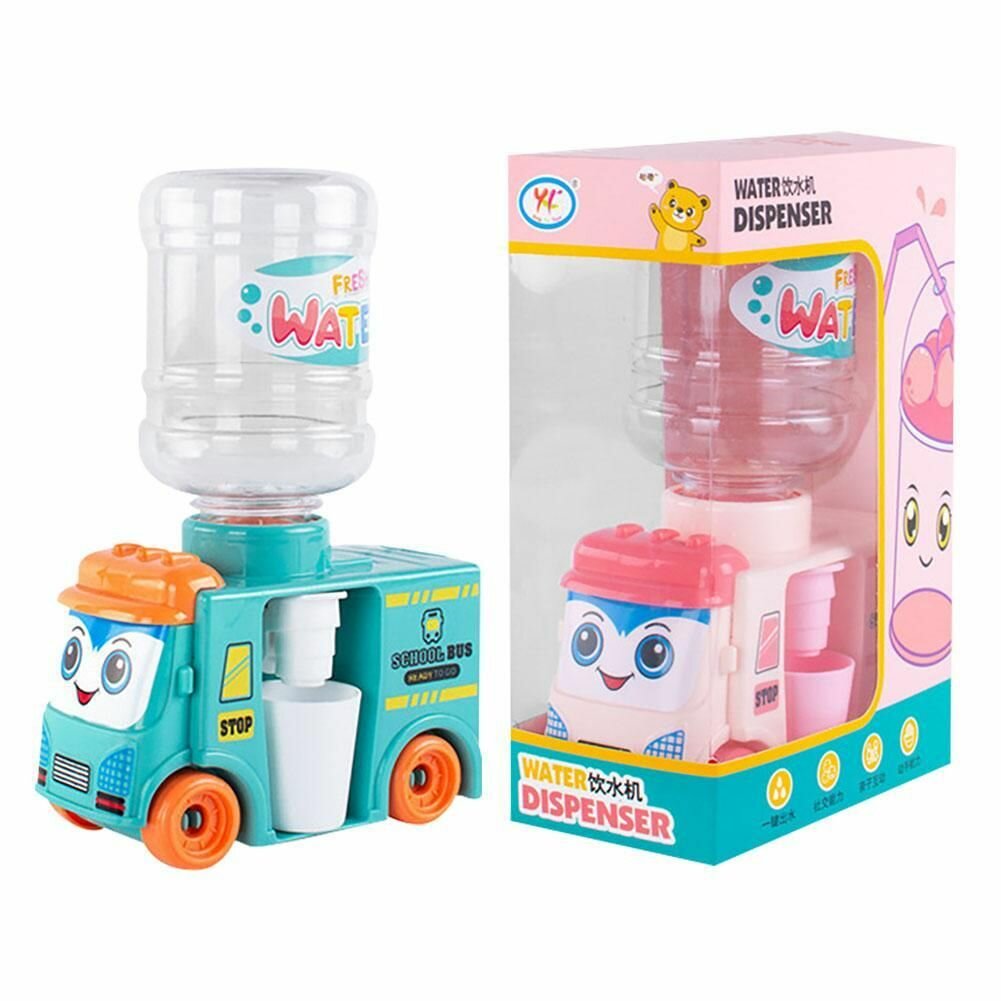 Детский интерактивный автобус-кулер для воды, игрушечная мини кухня с функцией подачи напитков, игровой набор для ролевых игр