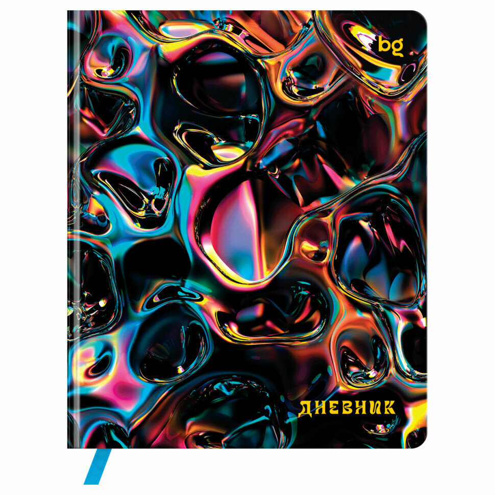 Дневник 1-11 кл. 48л. (Лайт) BG "Bubble", иск. кожа, печать, ляссе, 376677