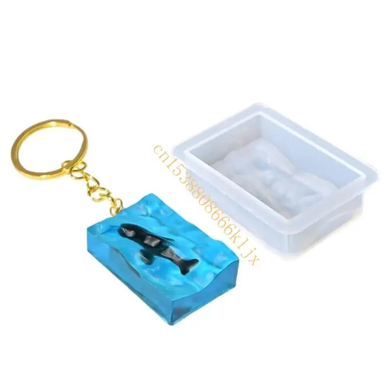 Большая квадратная смоляная форма для эпоксидной смолы глубоководной силиконовой касты аксессуар для сохранения цветов и 066c