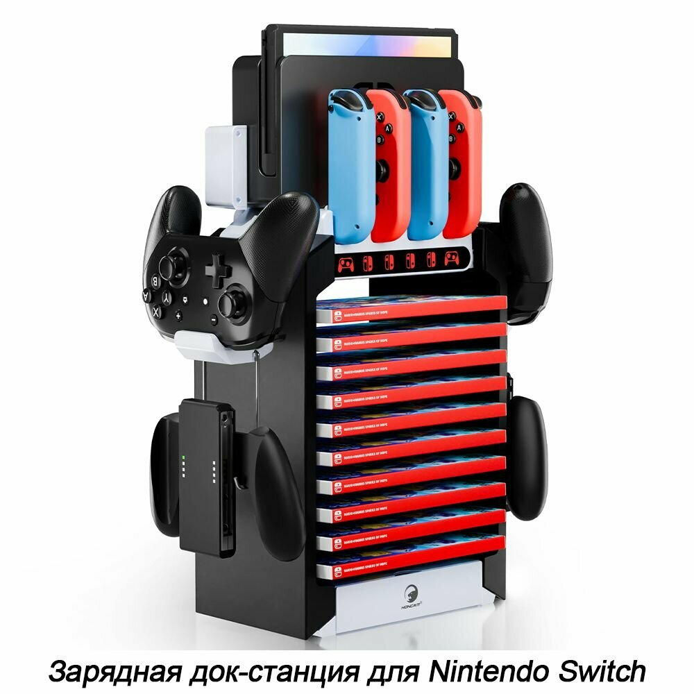 SWITCH/SWITCH OLED с настенным кронштейном, может быть установлен на стене