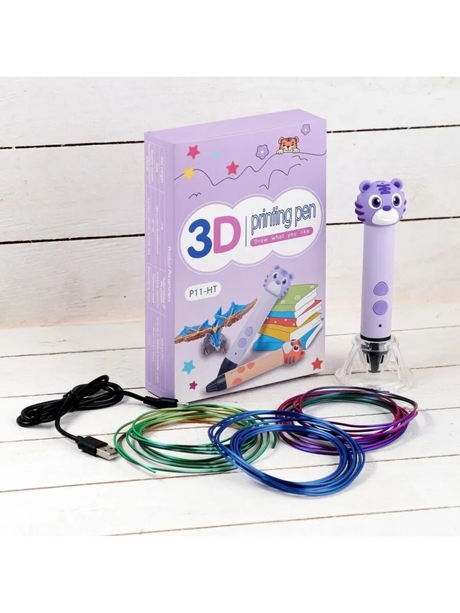 Детская 3D-ручка для творчества и обучения