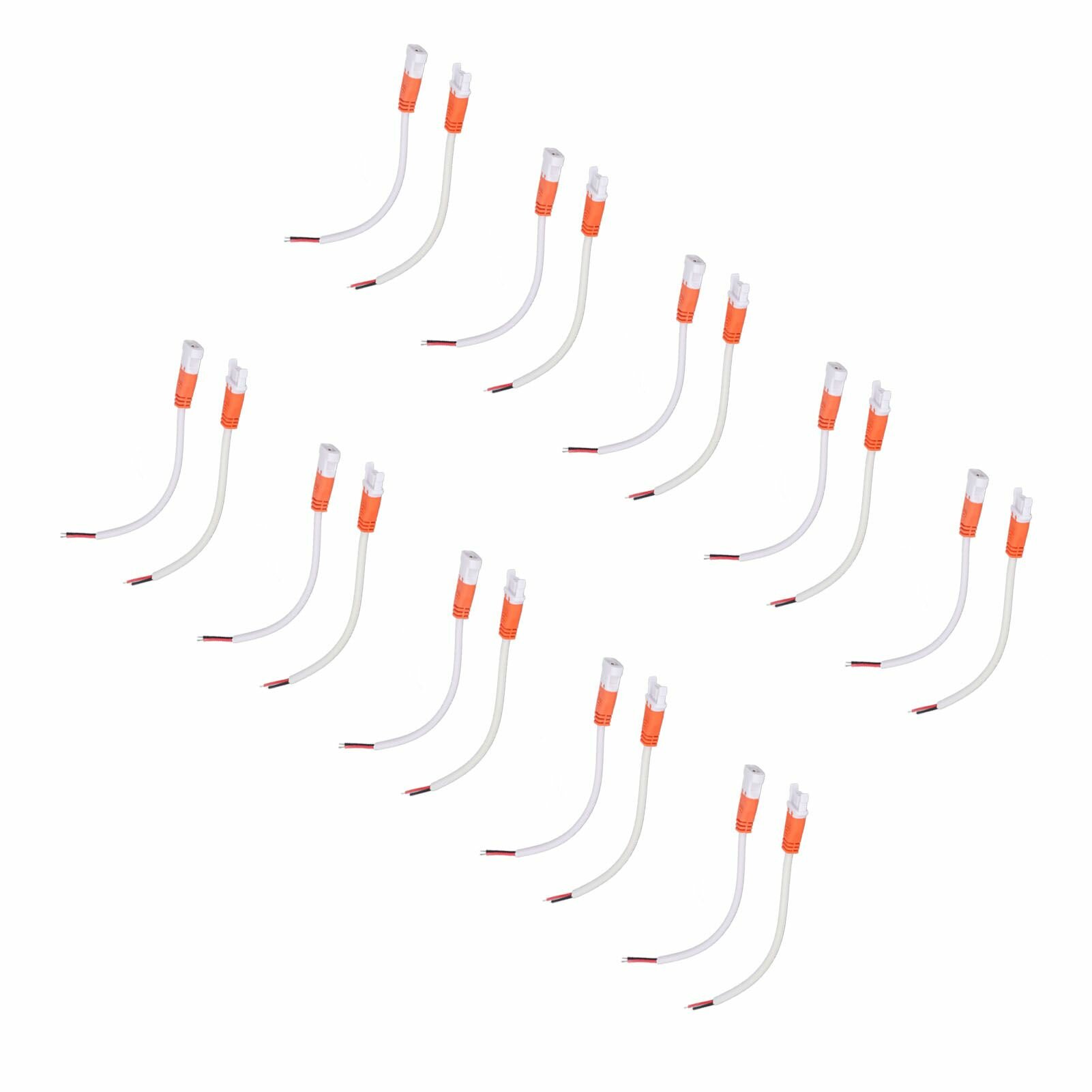 10 комплектов разъемов для светодиодных лент 16AW, 2-контактный разъем для быстрой замены, портативный соединительный кабель типа папа-мама