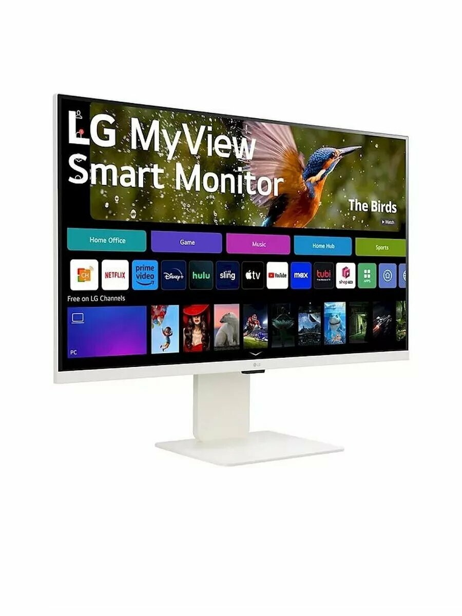 Монитор LG 31.5 MyView 32SR83U-W белый IPS LED 16:9 HDMI M/M матовая HAS 400cd 178гр/178гр 3840x2160