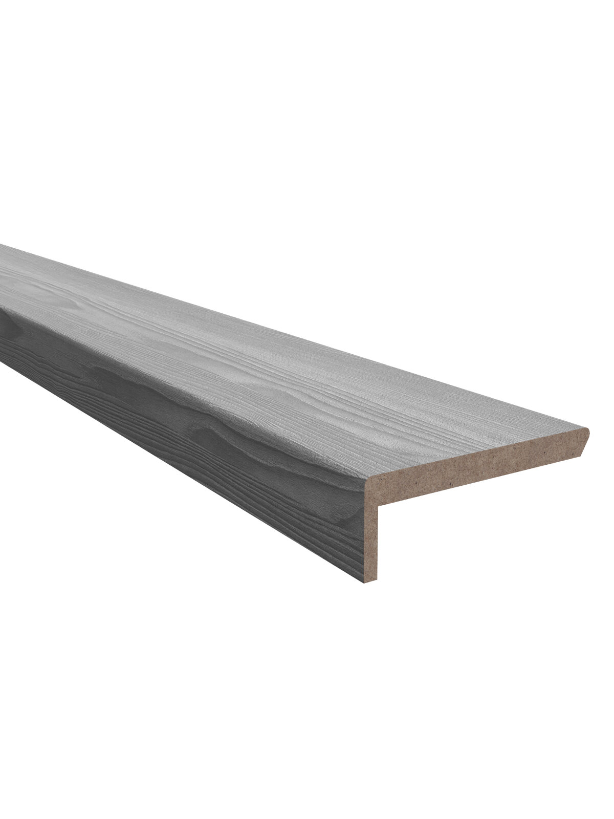 Комплект наличников 5 штук ПВХ Smoke телескопический эко-шпон