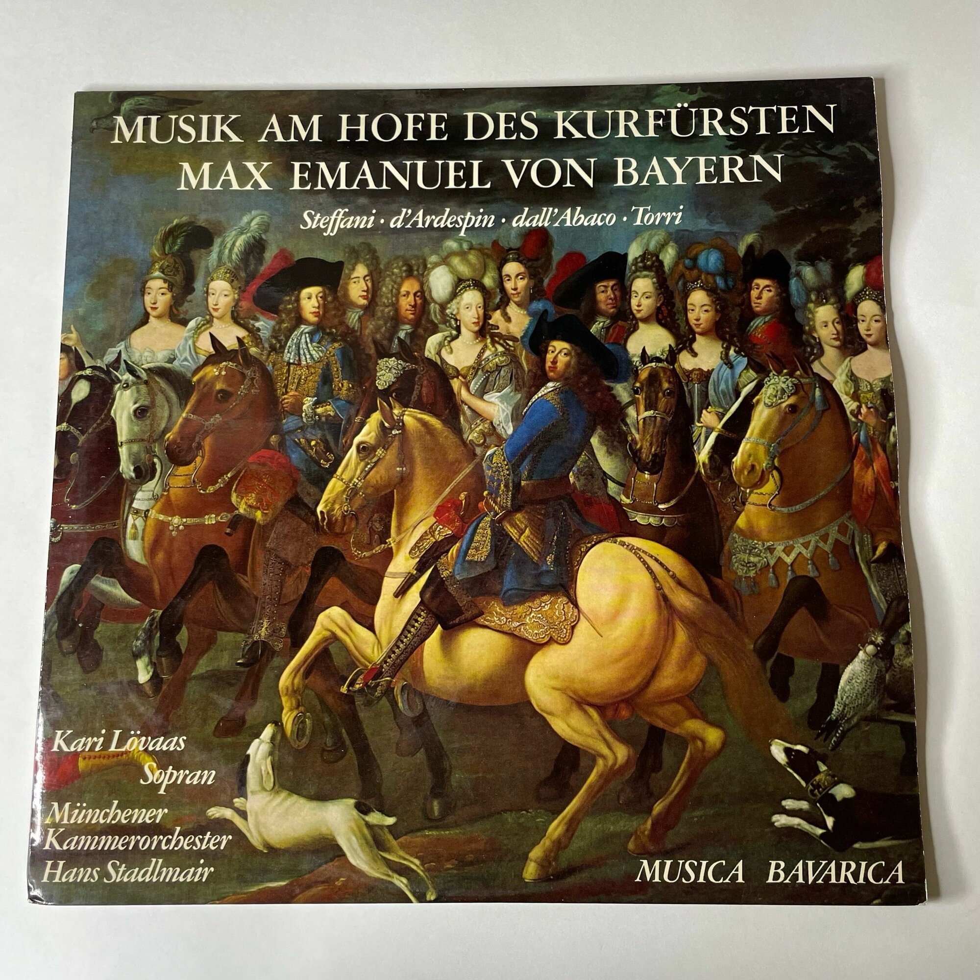 Винтажная виниловая пластинка Steffani, D'Ardespin Dall'Abaco, Torri, Kari Lovaas, Munchener Kammerorchester, Hans Stadlmair, Musik Am Hofe Des Kurfursten Max Emanuel Von Bayern (Германия 1976)