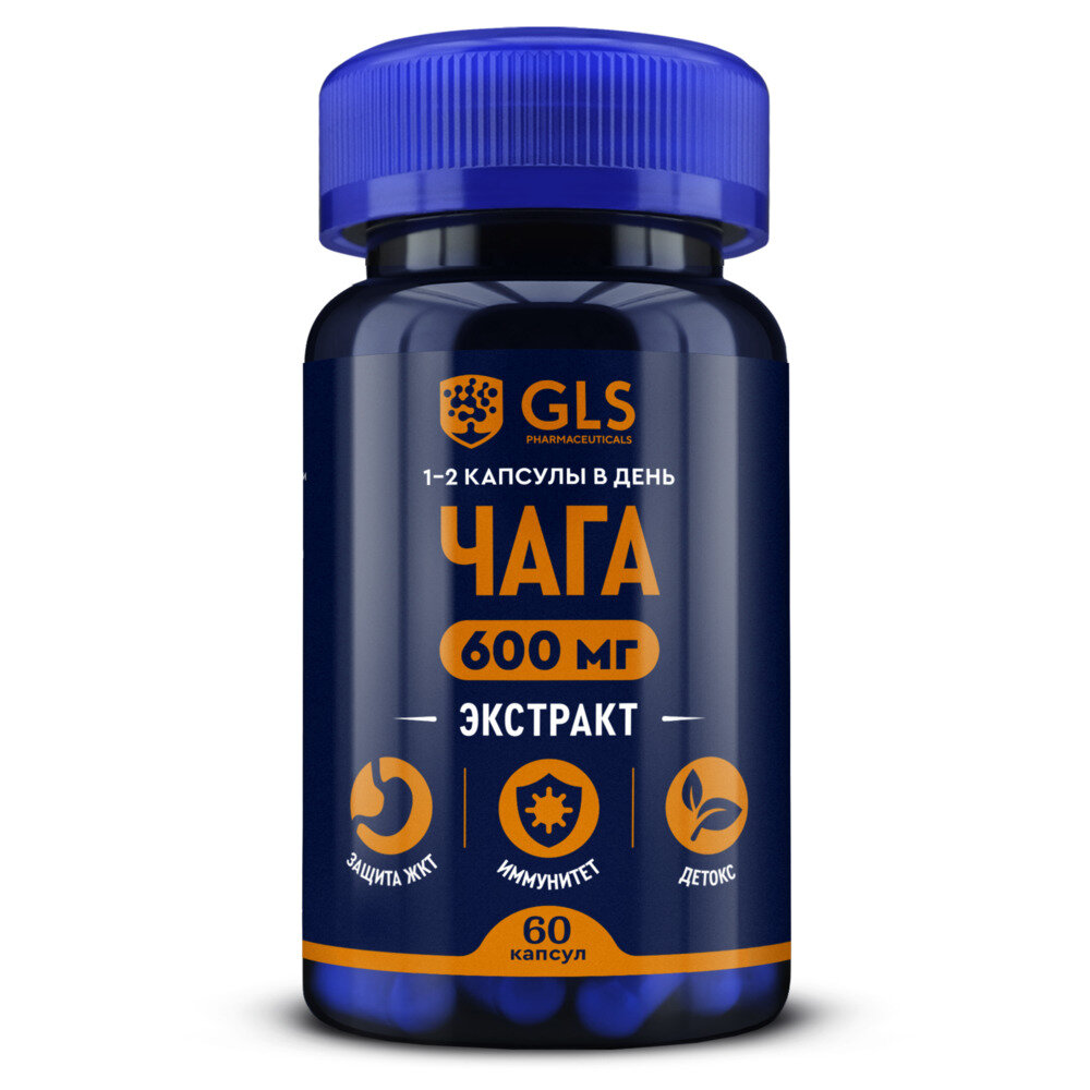 GLS чага N60 капс массой 400МГ