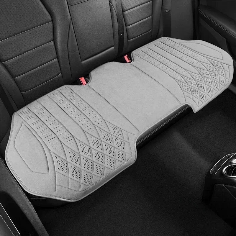 Всесезонные универсальные чехлы для автомобильных сидений из льна: перфорированные, white back seat
