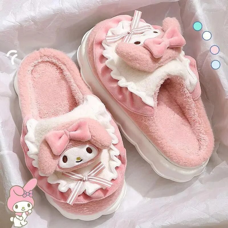 MINISO Косплей тапочки Sanrio My Melody Hello Kitty Kuromi