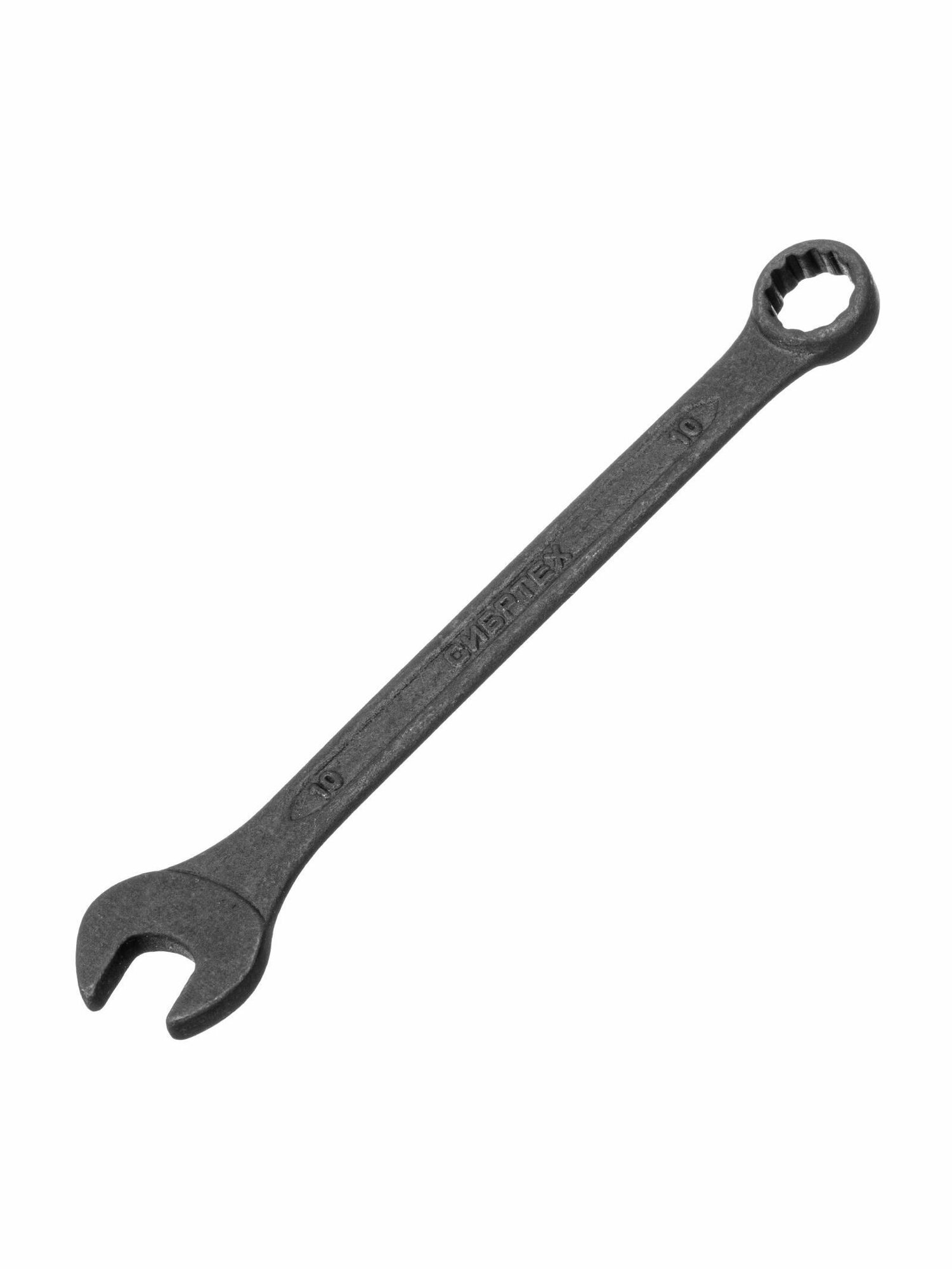 Ключ комбинированный, 10 мм, CrV, фосфатированный, ГОСТ 16983 Сибртех 14905