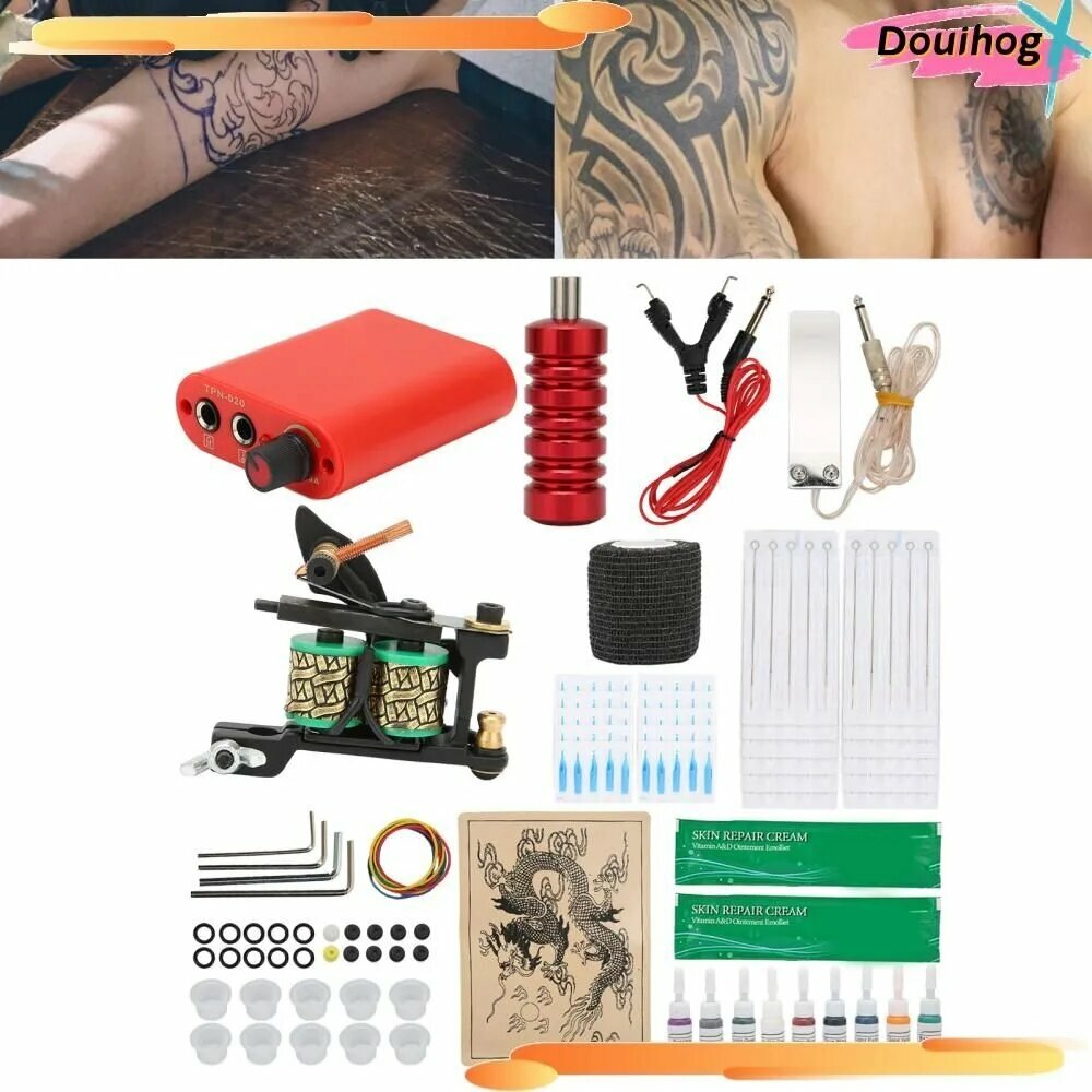 Тату машине набор, легкий и мощный, для татуировщиков и художников