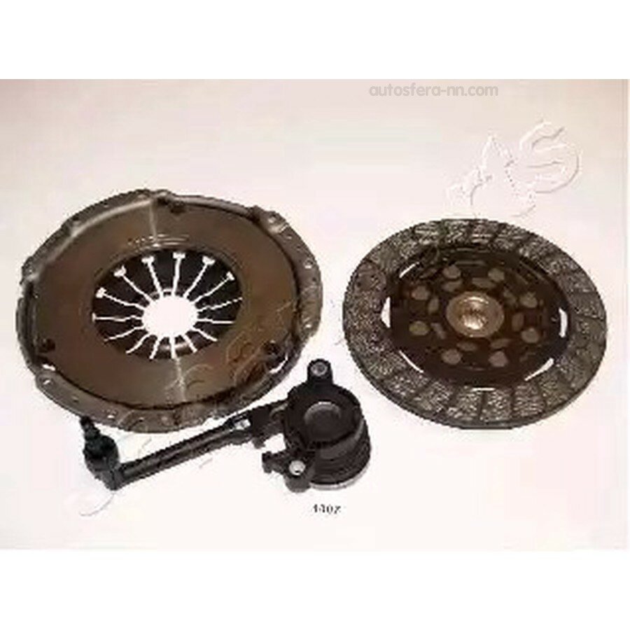 JAPANPARTS KF1007 Комплект сцепления NISSAN: QASHQAI/QASHQAI +2 I (J10, NJ10, JJ10E) 07-13