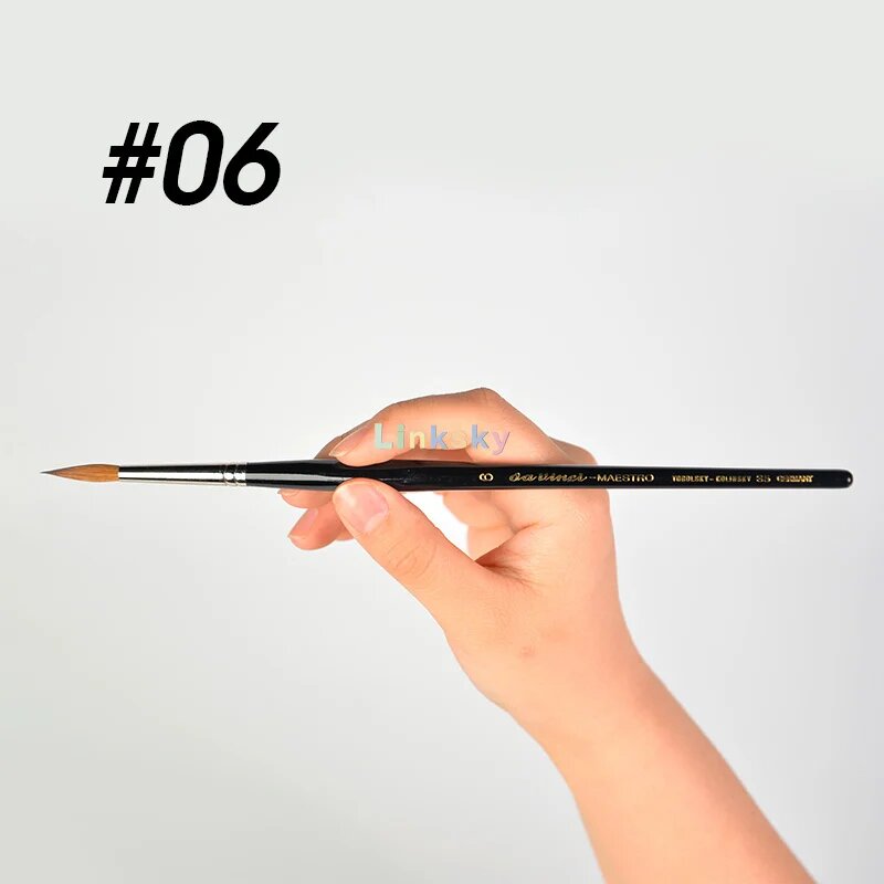 Кисть Da Vinci Watercolor Series 35 Maestro Kolinsky Red Sable 06