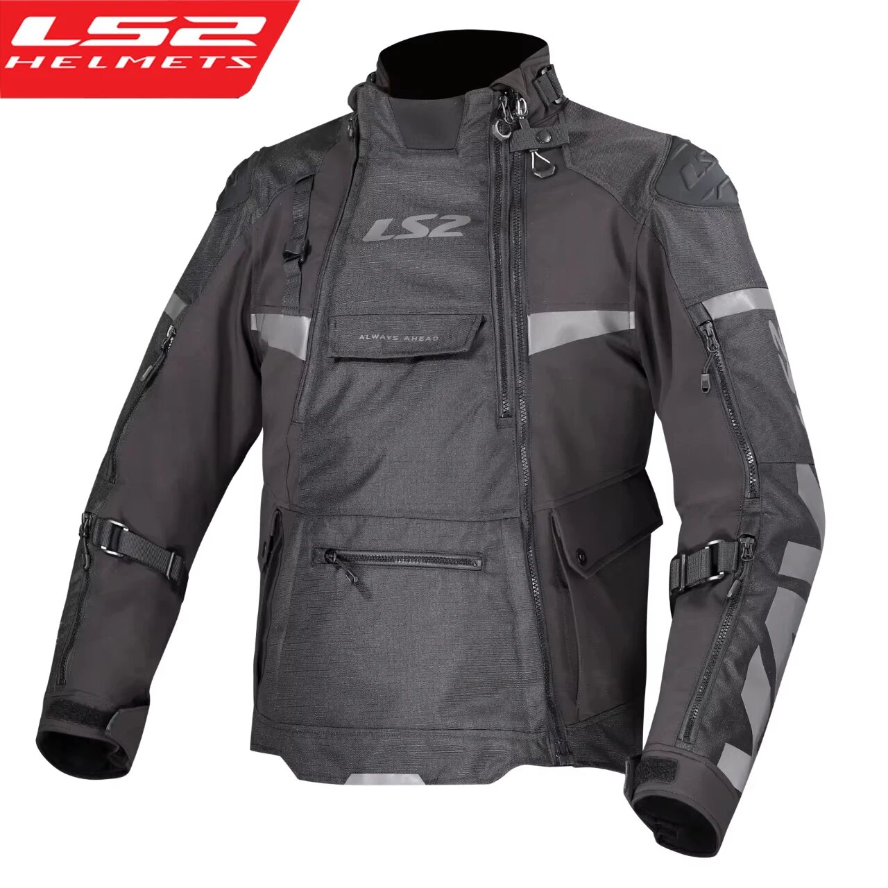 Оригинальная мотоциклетная куртка LS2 LS2 X-MASTER, зимняя теплая водонепроницаемая куртка для бездорожья со съемной подкладкой, уровень CE, раллийное пальто для мотокросса