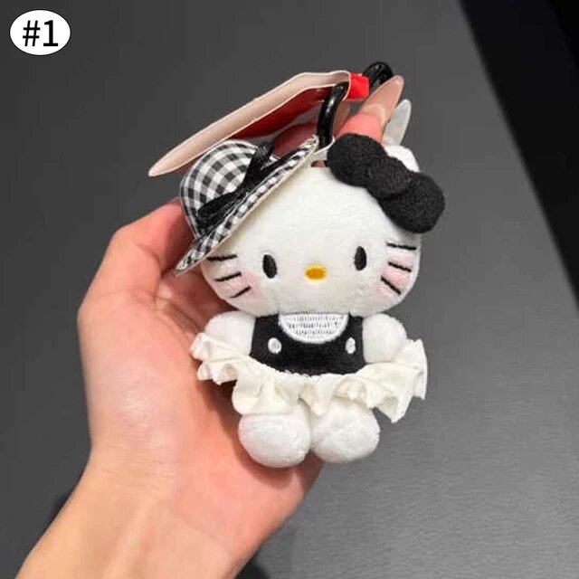 Милый брелок Hello Kitty, кавайный брелок на рюкзак, украшение в виде плюшевой кукольной машинки, подарок для фаната, подарок на вечеринку, подарок для девушки