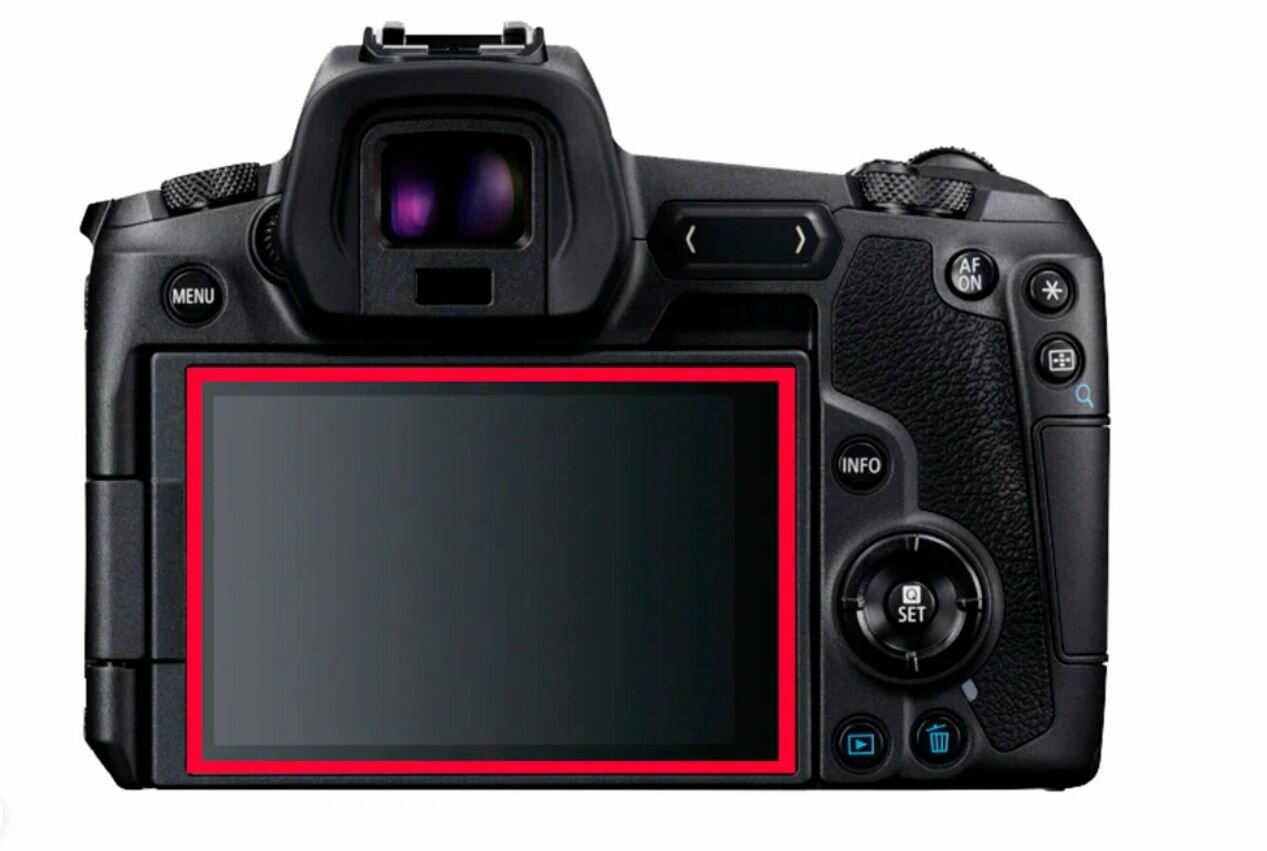 Защитное закалённое стекло MyPads для фотоаппарата Canon EOS R из качественного материала с олеофобным по.