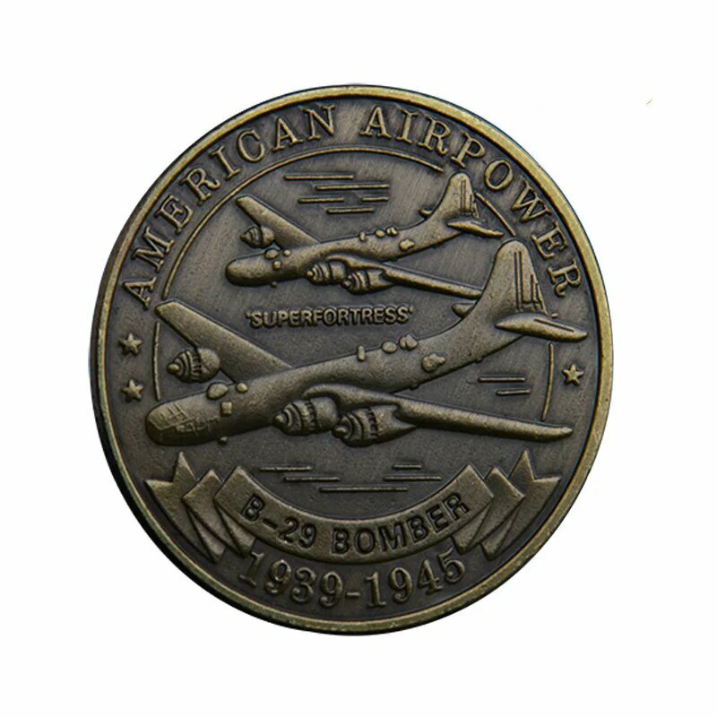 1 шт, монета-вызов США, самолет-истребитель, военная сила, памятная медаль, жетон, коллекционные предметы, патриотизм, сувенир