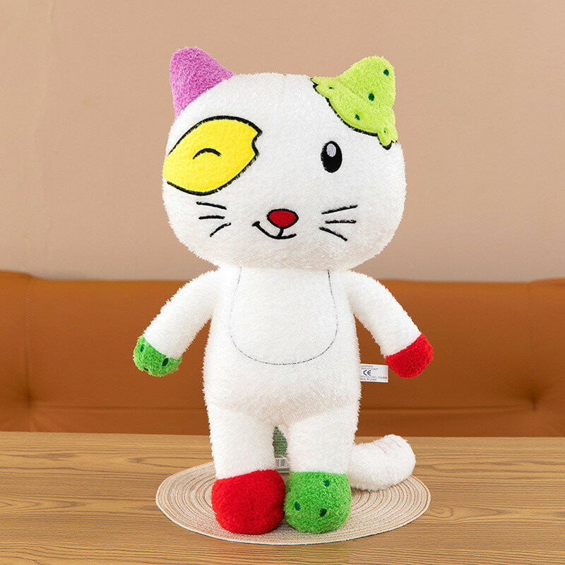 Plush toy cartoon cat creative design cozy stuffed animal doll gift for kids and friends 35cm