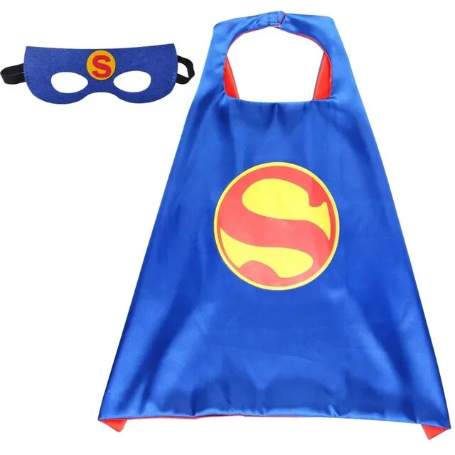 Детский плащ и маска «Человек-паук» для ролевых игр, милый костюм в стиле аниме, двойной плащ, для детей от 3 до 12 лет, подарок на день рождения, для мальчиков, на Хэллоуин, Рождество, игрушка.