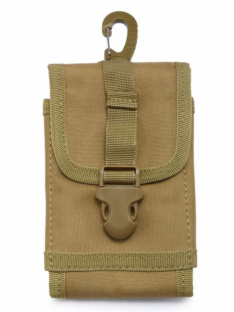Чехол-подсумок на пояс для телефона, с карабином