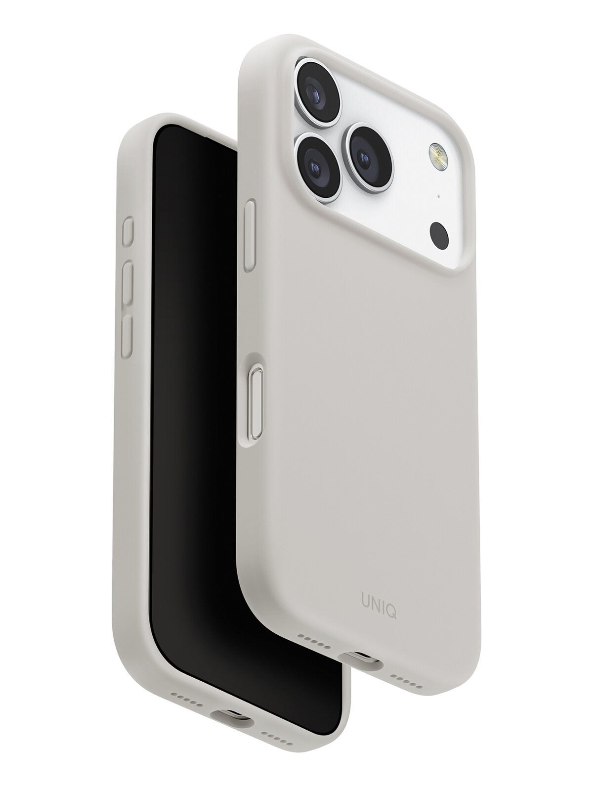 Uniq силиконовый чехол с Magsafe для iPhone 17 Pro, LINO Mist Grey