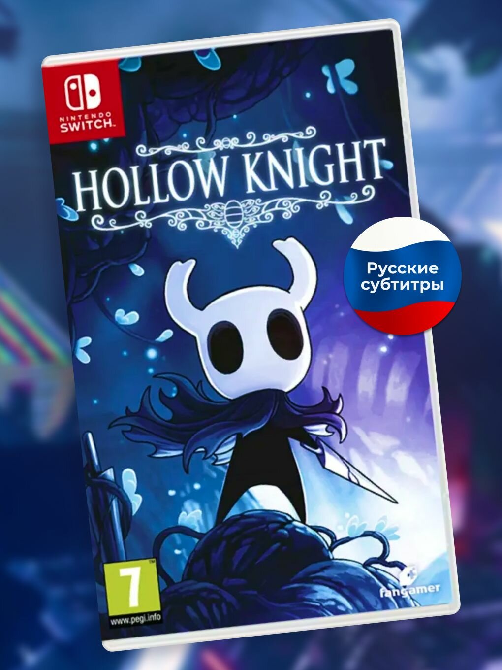 Видеоигра Hollow Knight Nintendo Switch картридж с русскими субтитрами