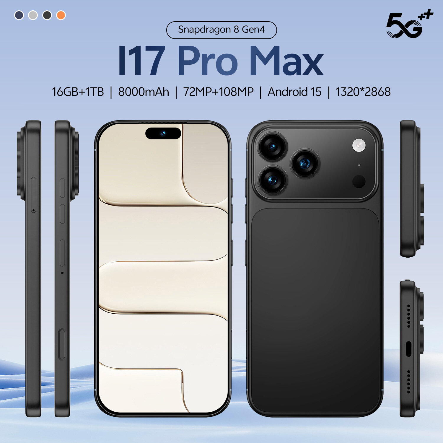 Смартфон: i17Pro Max 4G4+64GB андроид 15