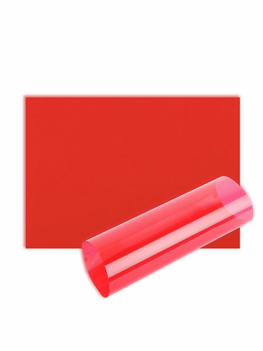 Прозрачный цветной пластиковый лист ПВХ для цветотипирования, колористики, DIY-творчества и обучения, 10 оттенков, формат А4, толщина 0,03 мм