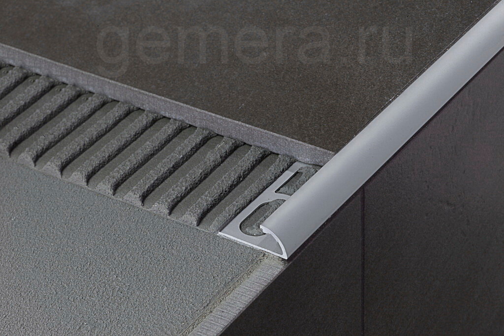 Угловая раскладка для кафельной плитки Fezard AL-P10 | Защита углов, декор, алюминий, 2.7 м