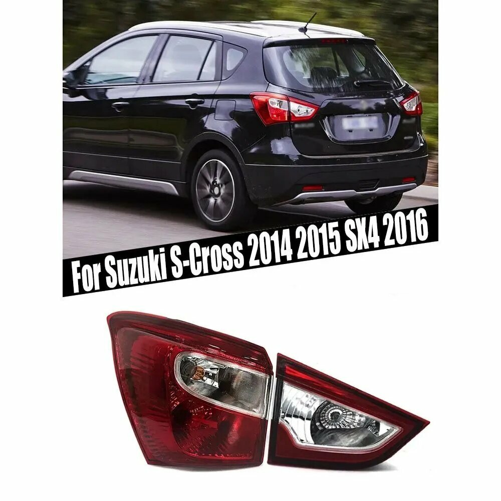 Фары автомобильные, Задний фонарь, 2 шт, арт. Подходит для замены задних фонарей на Suzuki S Cross 2014 2015 - SX4 2016