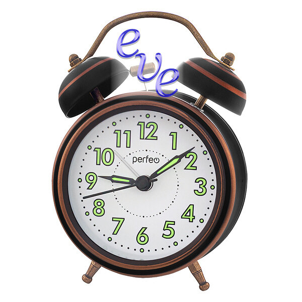 Perfeo PF-TC-026 колокольчик круглые, с подсветкой, бронзовые