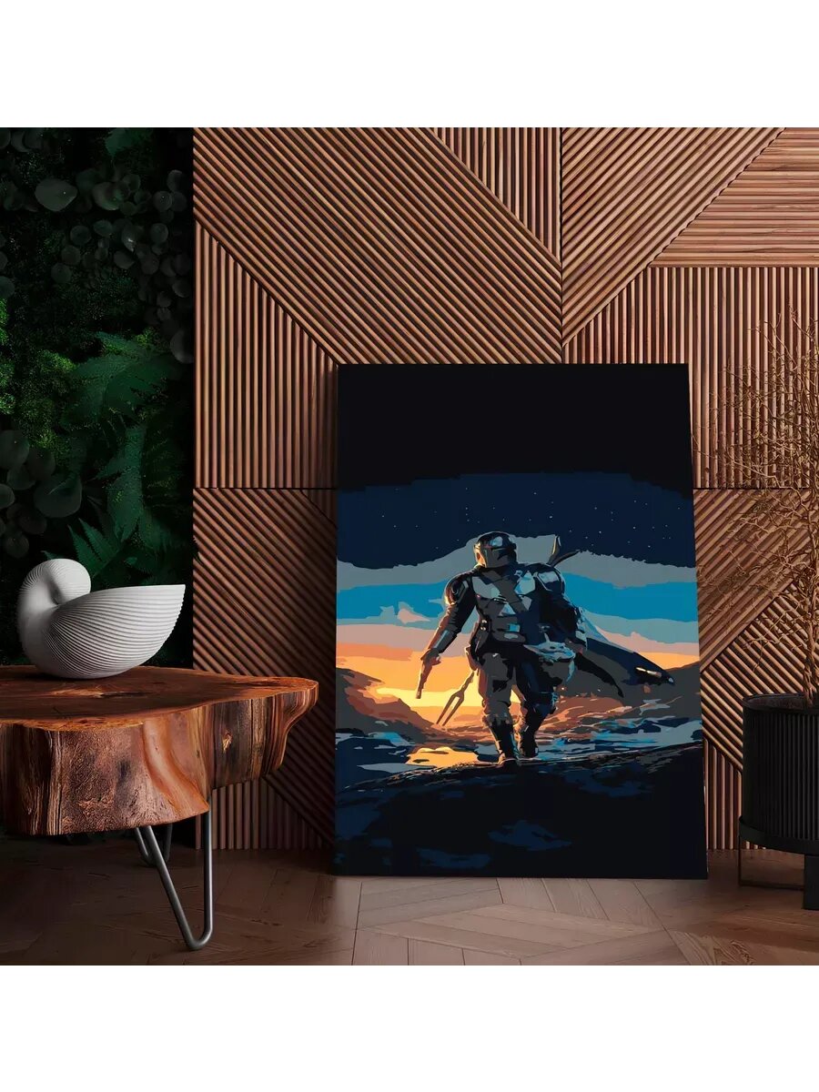 Картина по номерам Мандалорец