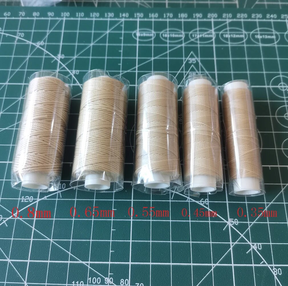 Веревки Honby для моделирования кораблей, бежевые, полиэстер 0.65mm