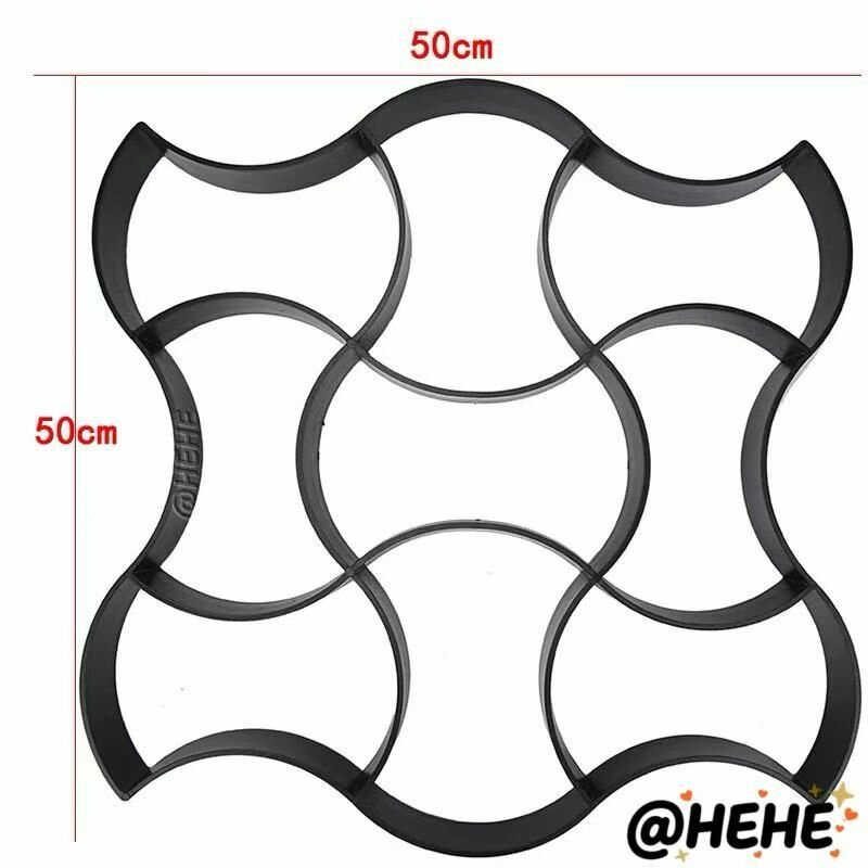 Трафарет для мощения садовых дорожек , Форма для укладки бетона с текстурой камня/кирпича, Инструменты для ландшафтного дизайна