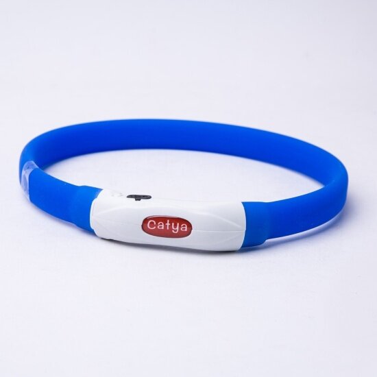 Ошейник Zoowell для собак и кошек Walk (синий, точечный, 40 см) petU015s/blue