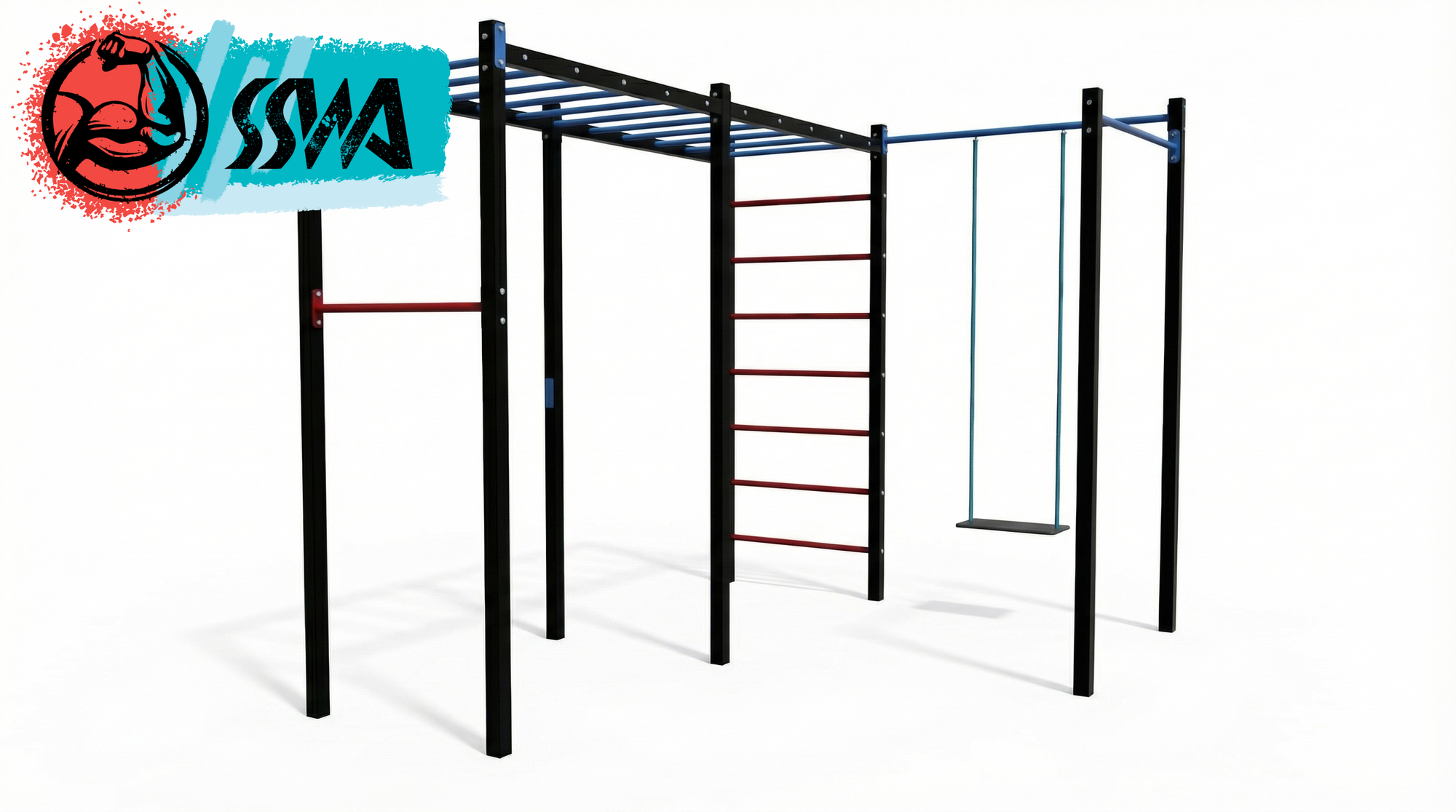Воркаут SSWA №9.2 для детей и взрослых, металл, цвет классический