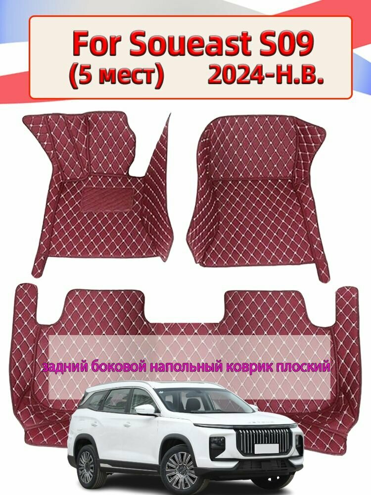 Single Автомобильные коврики для пола Для Soueast S09 2024