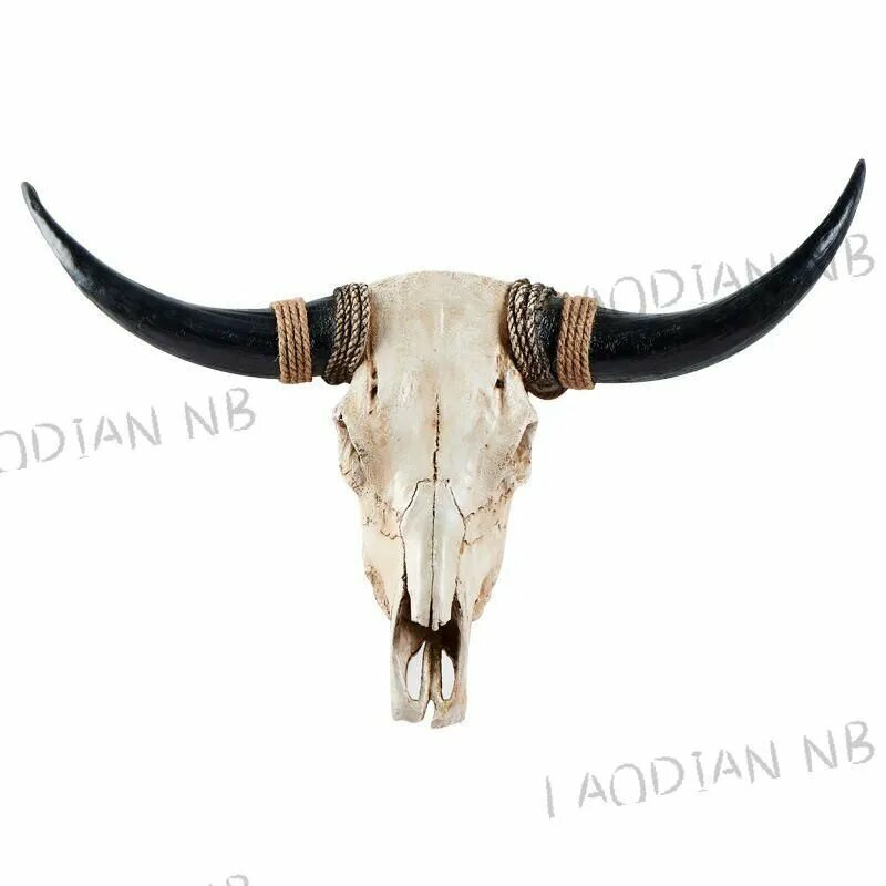 Хэллоуин имитация головы коровы, творческая скульптура из смолы