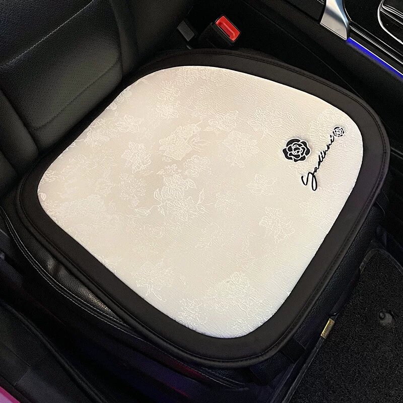 Льняная накидка на автомобильное сиденье, всесезонная, женская, премиум-класса, модель «Камелия» 2025 года, новая,