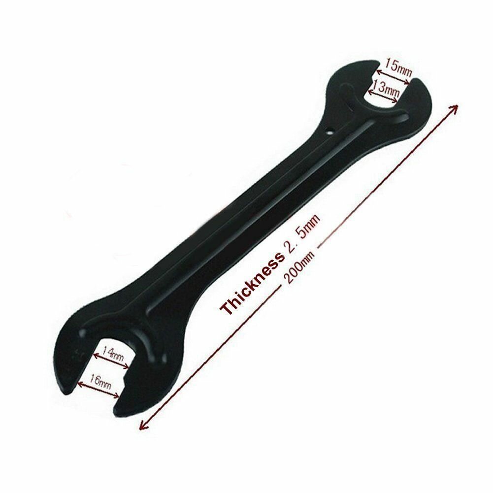 Велосипедный конусный ключ для втулок из нержавеющей стали, легкий и прочный инструмент для ремонта.