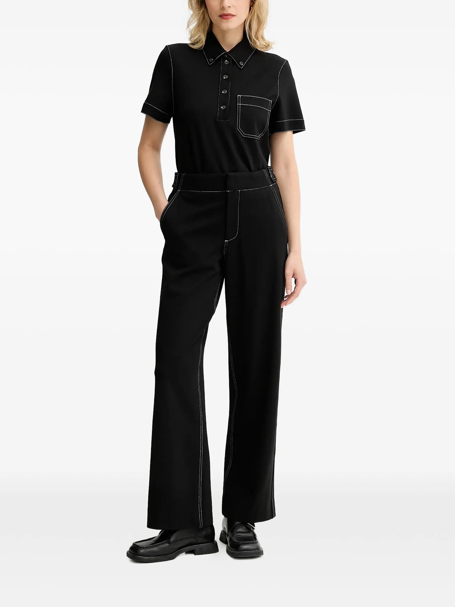 Брюки Rag & Bone Contrast-stitching trousers, размер XS-S — фото 1