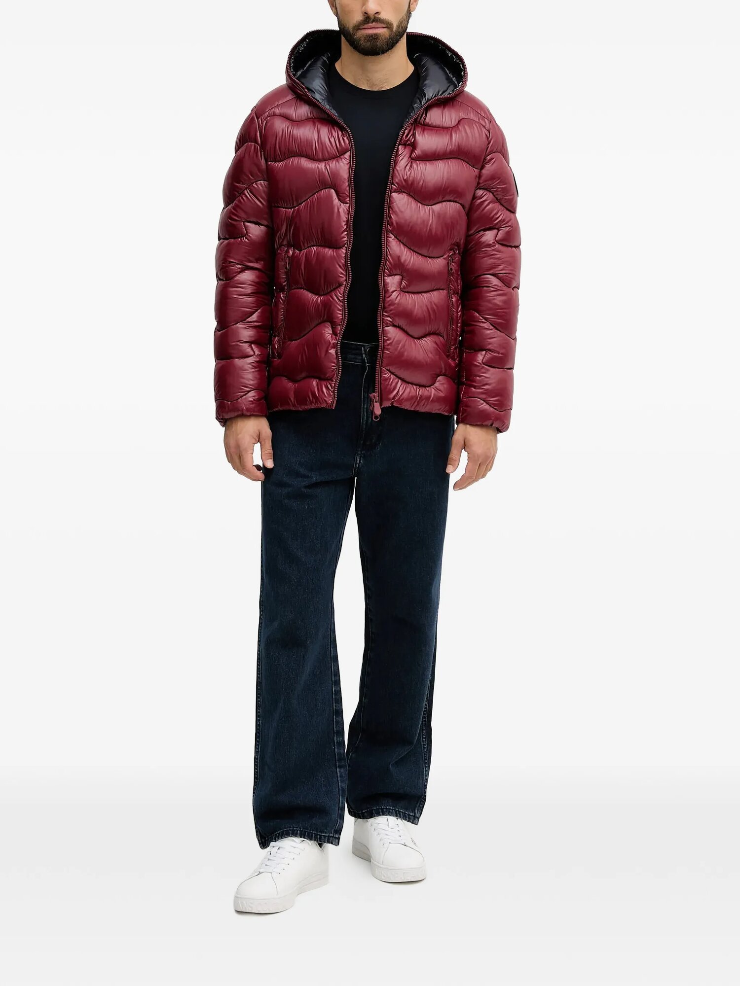 Куртка Save The Duck Hooded wavy quilted jacket, размер 52 — фото 1
