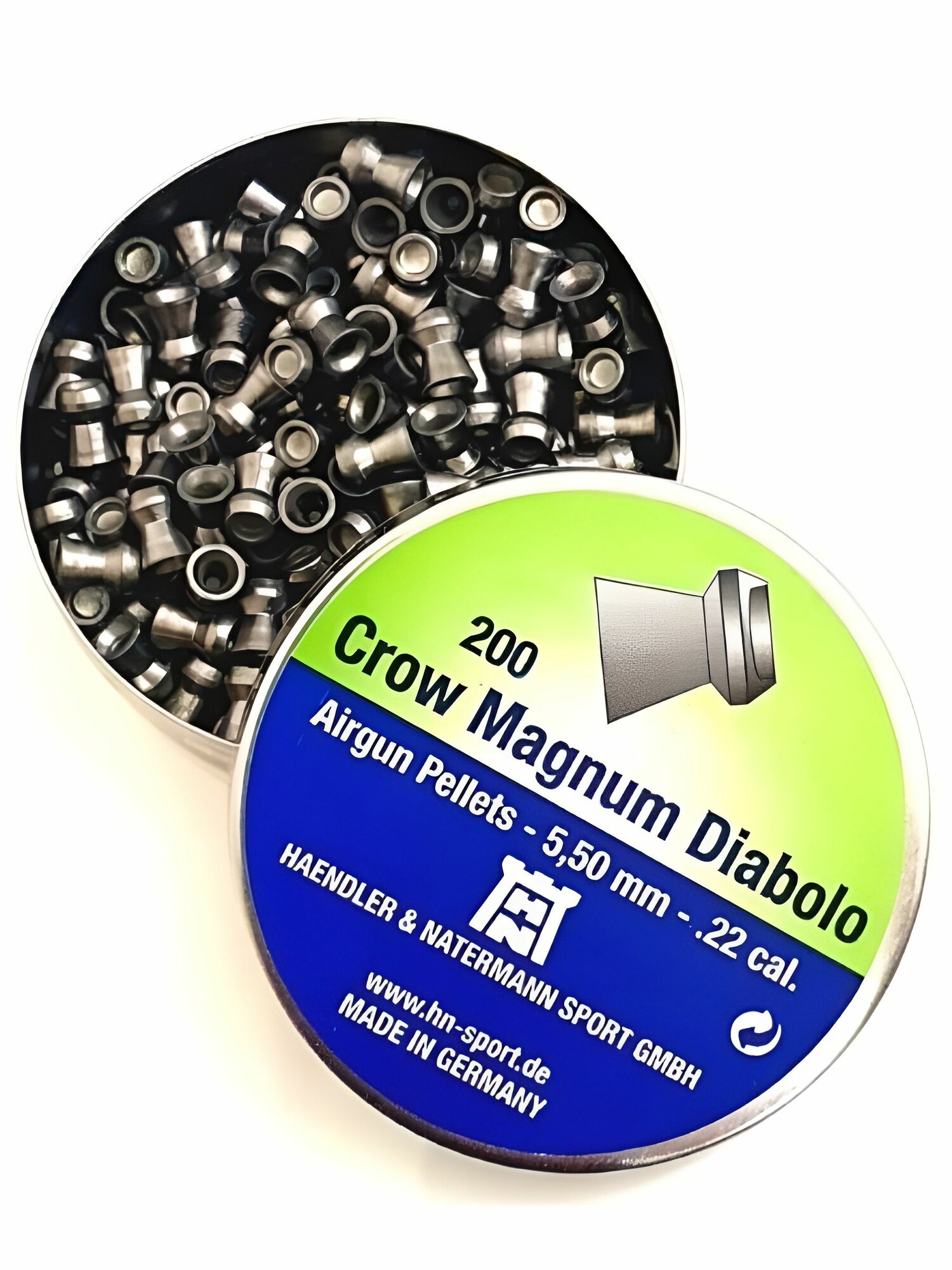 Пули H&N Crow Magnum Diabolo cal. 5,5 mm, уп. 200 шт.