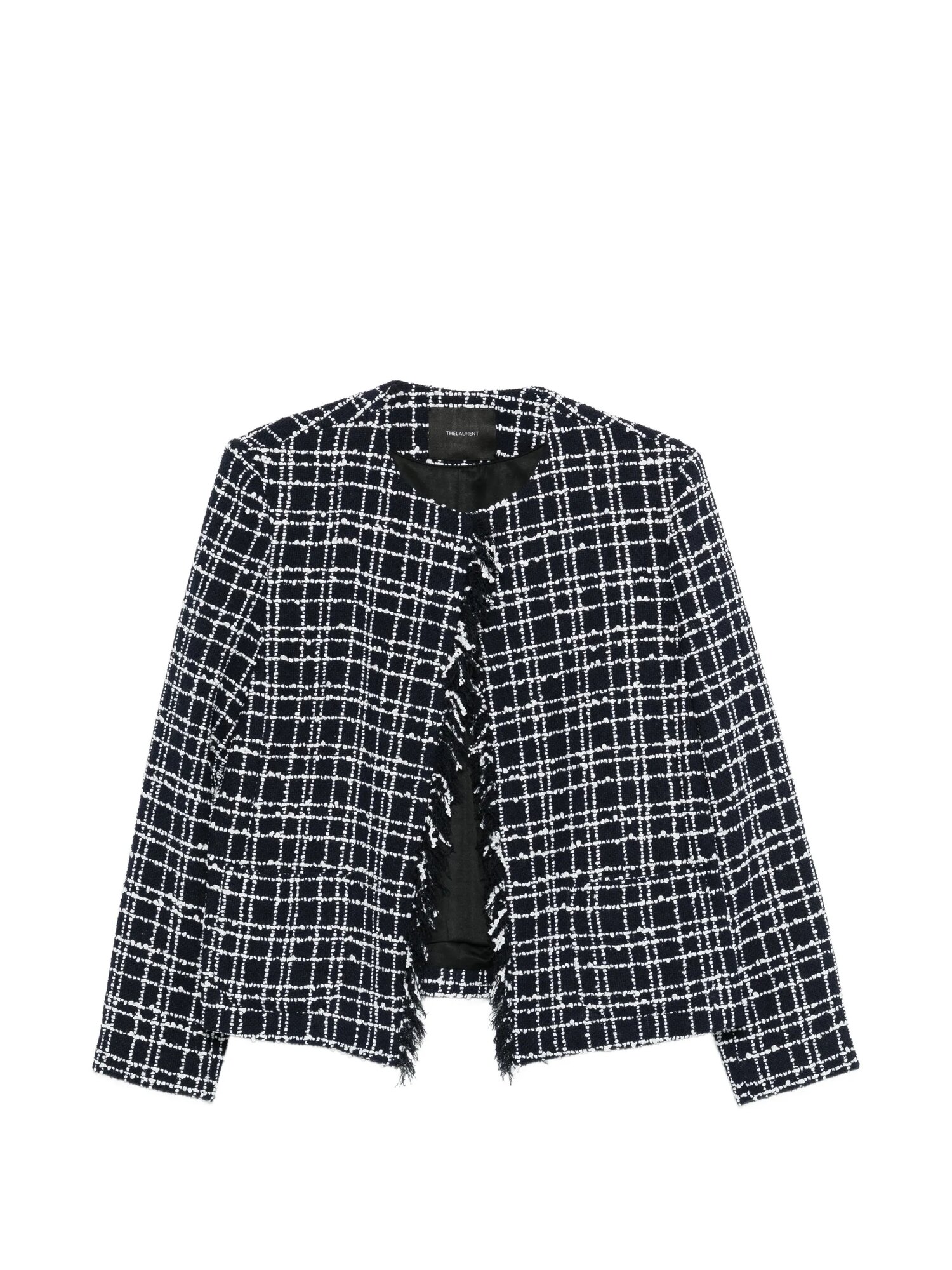 Куртка Fringed tweed jacket