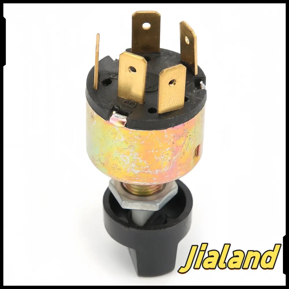 Универсальный поворотный переключатель скорости вращения вентилятора переменного тока, запасные части для автомобильных кондиционеров, подходит для Грузовик для легковых автомобилей 12 В 24 В